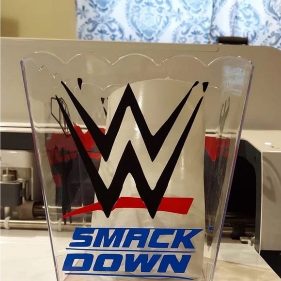 Hand Crafted | Other | Snack Container Popcorn Holder Wwe Wrestling ...